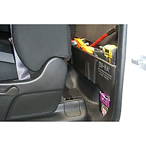 DU-HA Behind-the-Seat Storage Fits 07-17 Chevrolet/GMC Silverado/Sierra Regular Cab, Black, Part #10058