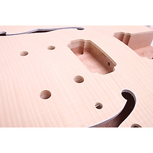 Carved Top Semi Hollow Guitar Kit