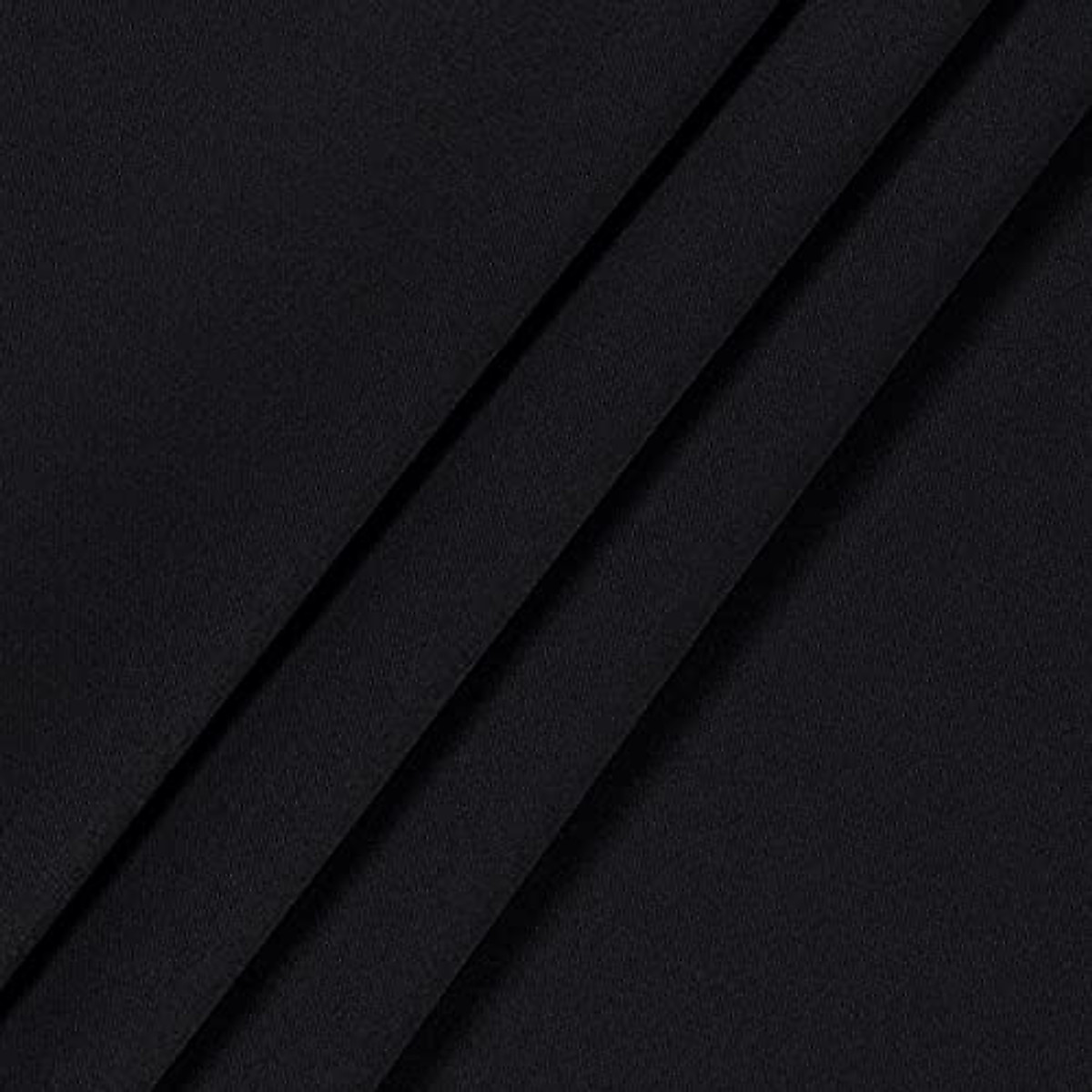Eclipse Solid Thermapanel Modern Room Darkening Rod Pocket Window Curtain for Bedroom (1 Panel), 54 in x 84 in, Black
