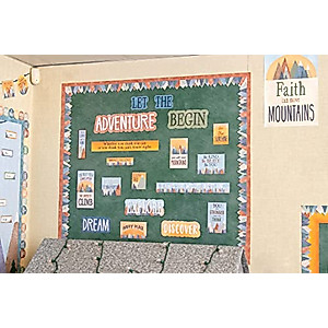 Teacher Created Resources Moving Mountains Let The Adventure Begin Mini Bulletin Board