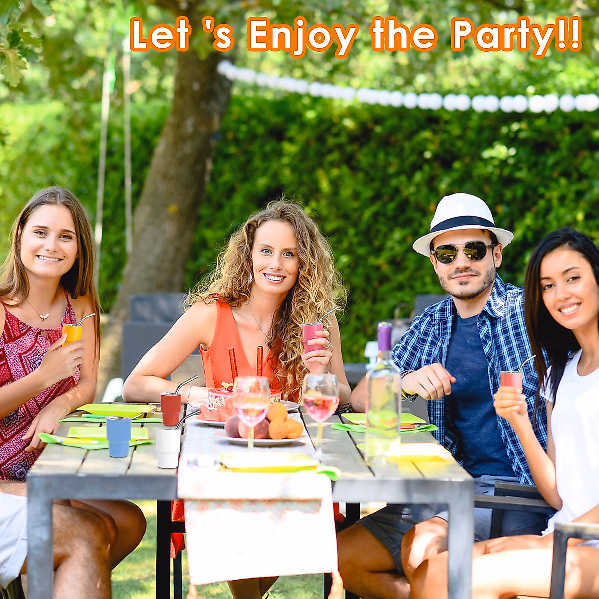 STFALI Cute Shot Glasses Set with Straw 2oz, Mini Shot Tumblers with Lid and Straw, Kawaii Insulated Tumblers for Espresso Coffee Spirits Cute Stuff Funny Gifts (3 pack)