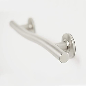 Seachrome 24 inch Bathroom Wave Grab Bar Satin Finish