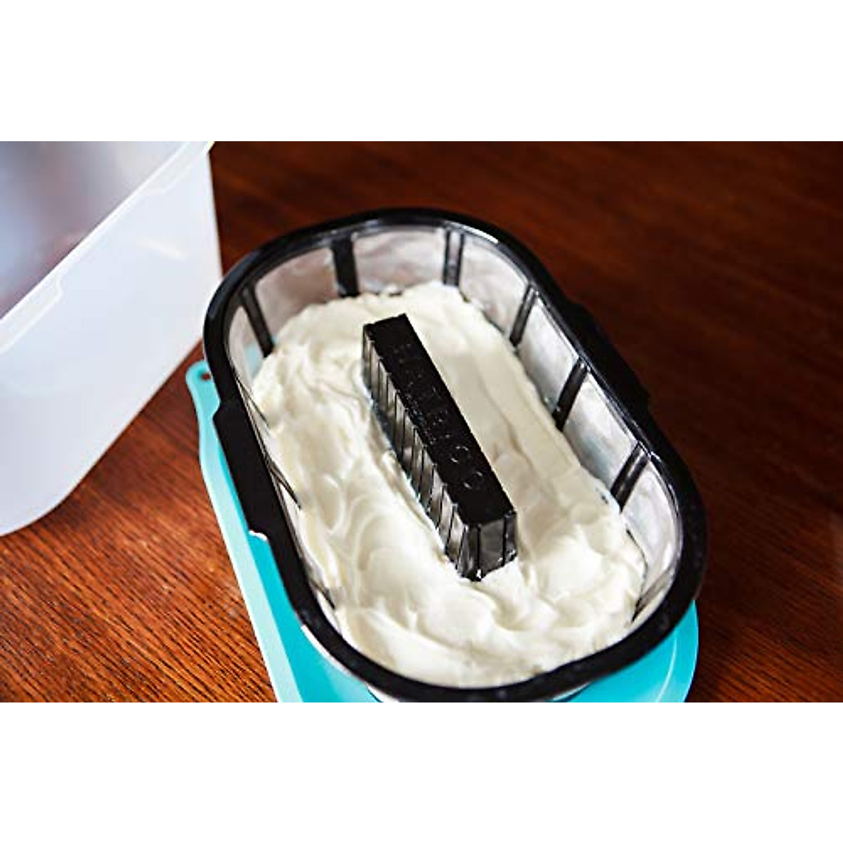 Hatrigo 1-Gallon Greek Yogurt Maker with Extra Fine Mesh Stainless Steel Strainer, BPA-Free Large Greek Yogurt Strainer, Makes Thick Creamy Greek Yogurt (14 x 10 x 7 in)