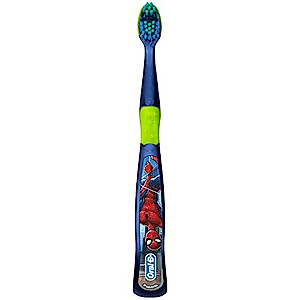 Colgate Marvel Spider-Man Toothbrush, 3+ YRS, Extra Soft (Colors & Characters Very) - 1 Count