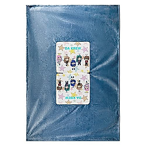 DHCUTE Soft Pillow Blanket 2 in 1 Its_Funneh Flannel Comfortable Blankets Decorate Throw Pillow