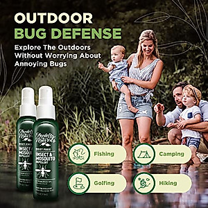 Medella Naturals Insect & Mosquito Repellent, DEET-Free All-Natural Formula, Kid and Pet Friendly, Made in the USA, 4 Ounce Spray Bottle