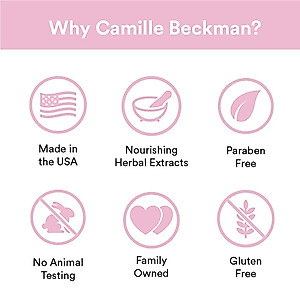 Glycerine Rosewater Scented Glycerine Bar Soap for Hands, Face and Body | Camille Beckman, 3.5 Ounce