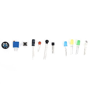 Components Kit, Electronic Component Assorted Kit, Starter Electronics Package 830‑Hole Breadboard DIY Tool for R3/MEGA2560