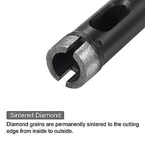 uxcell Diamond Hole Saw Core Drill Bit, 16mm Diameter 1/4" Hex Shank Sintered Diamond Hole Cutter for Masonry Porcelain Tile Marble Stone 2pcs