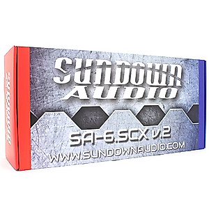 Sundown Audio SA-65CX v.2 6.5" 80W RMS Coaxial Speakers