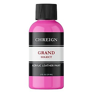 Acrylic Leather Paint, Dark Pink - Paint Custom Shoes, Sneakers & Bags 1 oz.