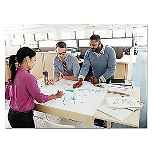 Post-It Def3x2 Dry Erase Surface with Adhesive Backing, 36-Inch X 24-Inch, White