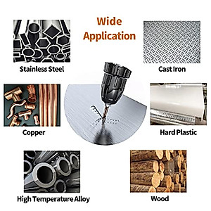 RCINDUS 13PCS Cobalt Drill Bit Set 1/16"-1/4", HSS M35 Metal Drill Bits for Steel, Stainless Steel, Cast Iron, Hard Plastic and Wood