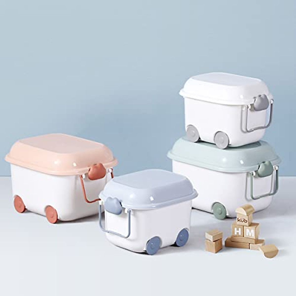Cabilock Toy Bins Toys Storage Portable Storage Box Toys Organizer box toy storage bins toy storage box with Handle Organization Toy Bins Toys Storage