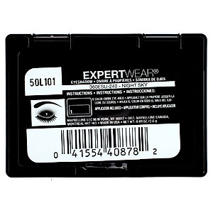 Maybelline New York Expert Wear Eyeshadow, Night Sky, Singles, 0.09 Ounce