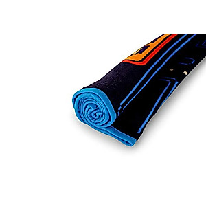 Pac-Man Maze Throw Blanket | Cozy Fleece Blanket | Super Soft Lightweight Blanket | 45 x 60 Inches