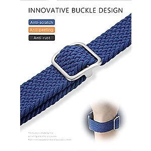 Atenzol Braided Solo Loop Compatible with Apple Watch Bands 38mm 40mm 41mm 42mm 44mm 45mm 49mm Women Men, Adjustable Buckle, Stretchy Elastics Sport Wristband for iWatch Ultra 8 7 6 SE 5 4 3 2 1 (1-Rainbow+Pride Edition, 38mm 40mm 41mm)