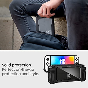 Spigen Rugged Armor & S311 Stand Designed for Nintendo Switch OLED Model (2021)