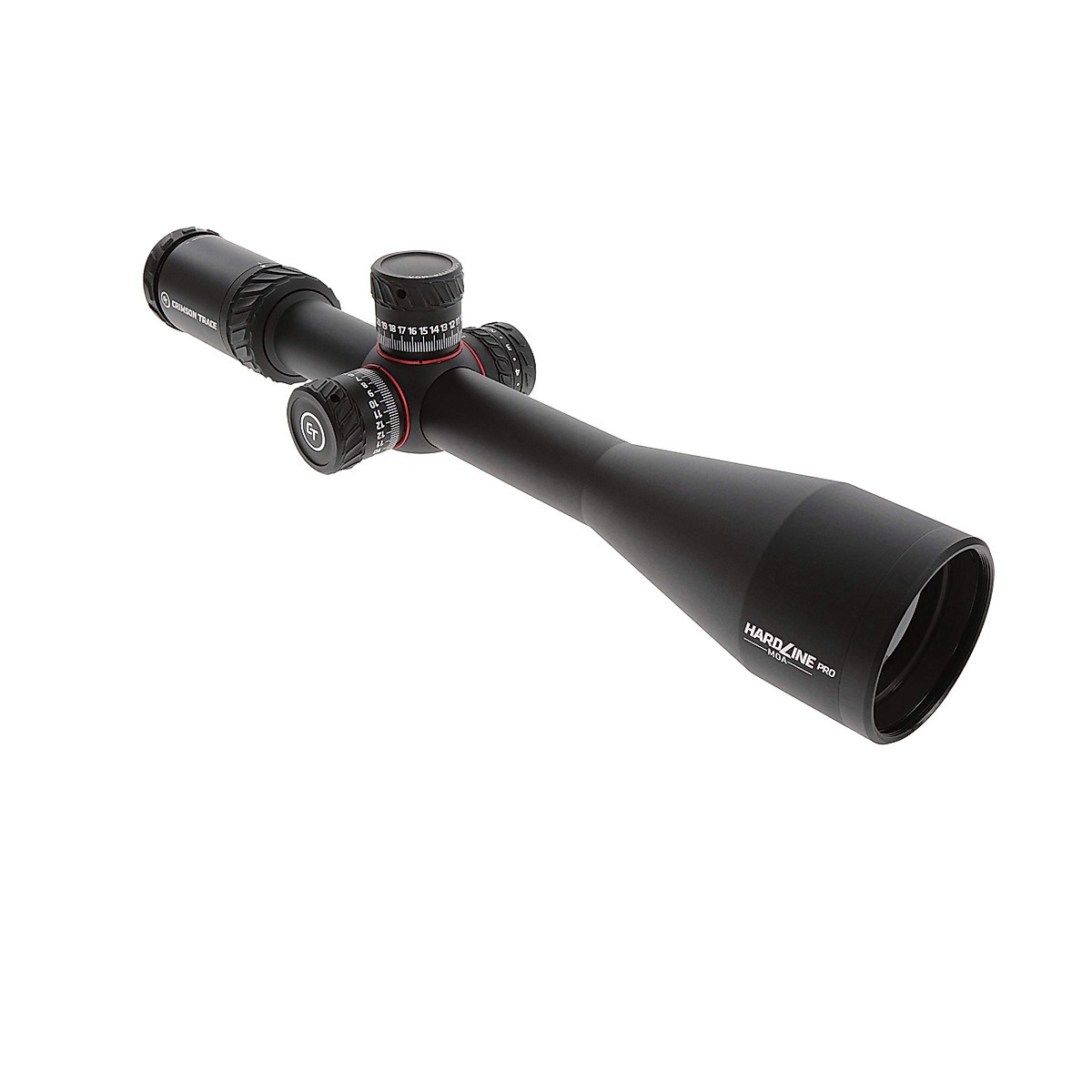 Crimson Trace Hardline Pro 4-16x50mm Riflescope with FFP, Illuminated MR1-MOA Reticle, Zero Stop, Lightweight Solid Construction, Scope Caps and Lens Cloth for Hunting, Shooting and Outdoor