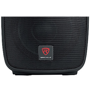Rockville BPA10 10" Professional Powered Active 400w DJ PA Speaker w Bluetooth, Black