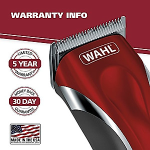 Wahl Clipper Compact Multi-Purpose Haircut, Beard, & Body Grooming Hair Clipper & Trimmer with Extreme Power & Easy Clean Blades - Model 79607