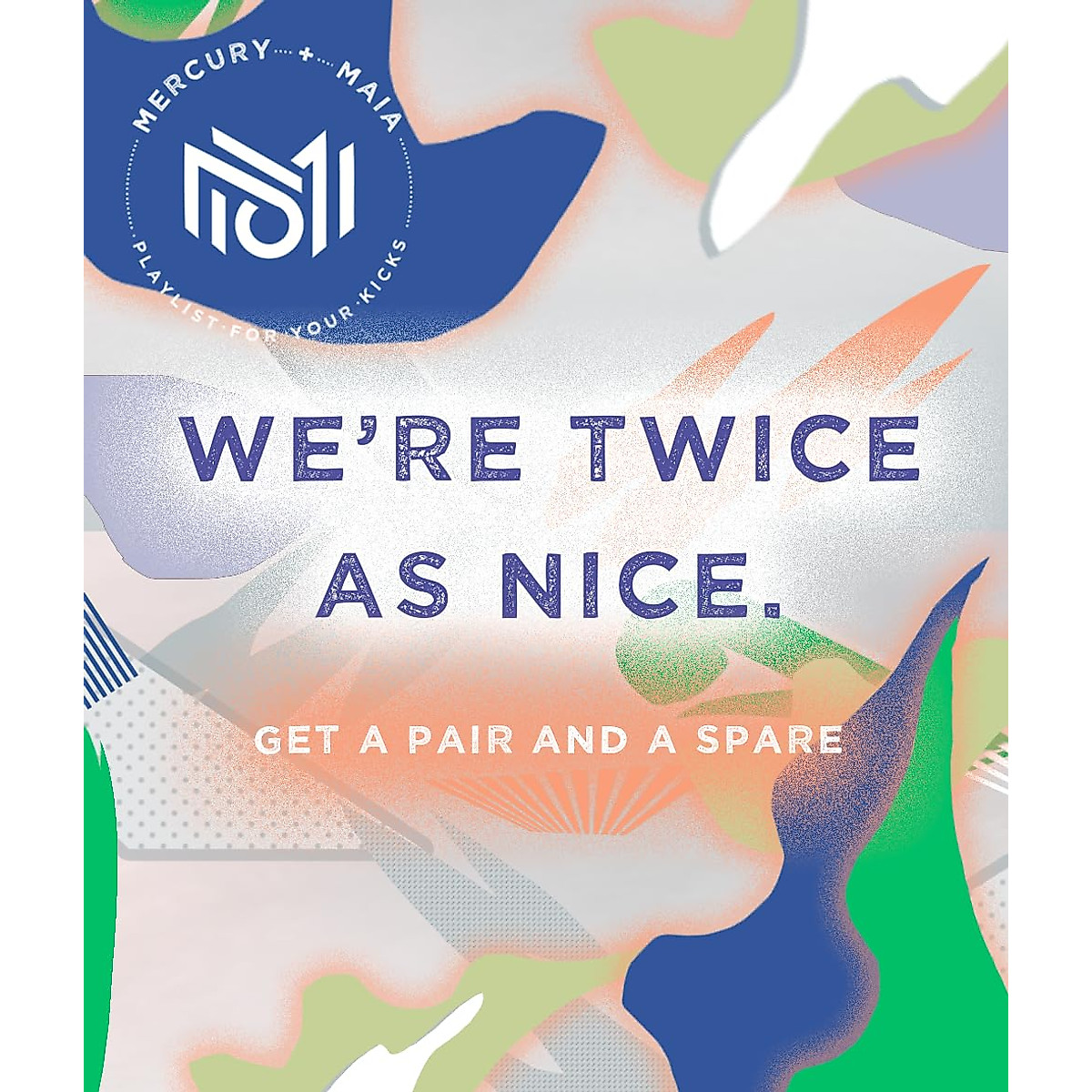 Mercury + Maia Flat Shoelaces for Sneakers - UltraVibe Athletic Shoe Strings - USA Made Shoe Laces (2 Pair) (72 inches, Royal Blue)