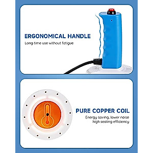 NEWTRY Induction Sealer Heat Handheld Sealing Machine Diameter 0.79’’-3.94’’ Electromagnetic Manual Power & Time Adjustable for Plastic Glass Bottles Caps(110V US Plug)