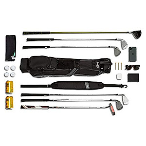 Sunday Golf Loma Bag – Holds 5 to 7 Clubs – Ultra Lightweight Sunday Carry Bag with Strap Stand – Golf Stand Bag for The Driving Range, Par 3 and Pitch n Putt Courses, 31 Inches Tall