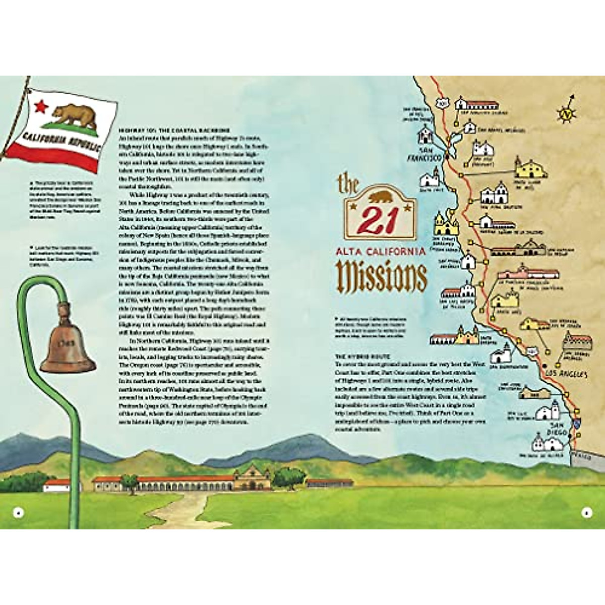 The Best Coast: A Road Trip Atlas: Illustrated Adventures along the West Coasts Historic Highways (Travel Guide to Washington, Oregon, California & PCH)