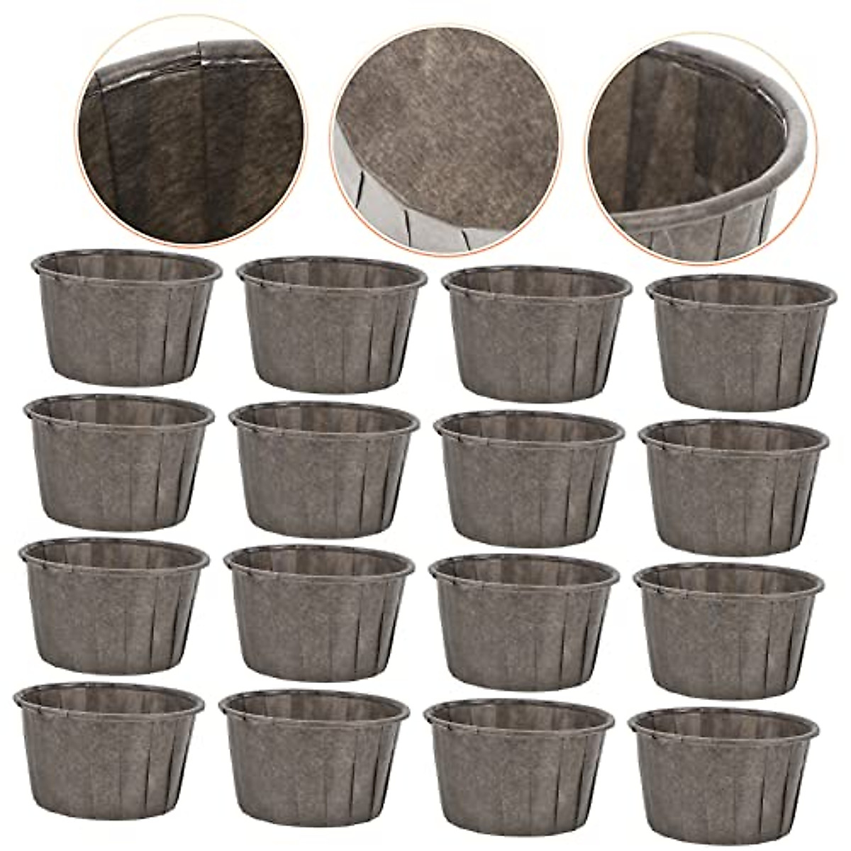 UPKOCH 150 pcs cupcake Paper Cake Xmas Holder Flamingo Heat Black Pudding For Liners Year Household Muffins New Ice Home Wrapper Cup Cuake Baking Wrappers Disposable Compact Pan