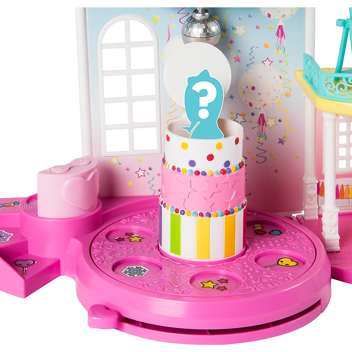 Party Popteenies - Poptastic Party Playset with Confetti, Exclusive Collectible Mini Doll and Accessories, for Ages 4 and Up, Standard