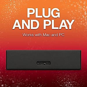 Seagate Backup Plus Portable 4TB External Hard Drive HDD – Black USB 3.0 for PC Laptop and Mac, 1 Year Myliocreate, 2 Months Adobe CC Photography, 2-year Rescue Service (STHP4000400)