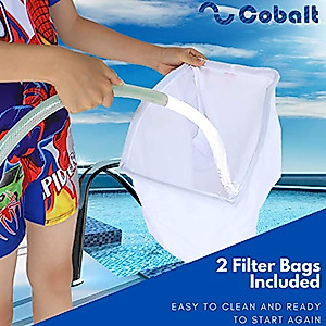 Nu Cobalt NC23 Smart Logic Robotic Pool Cleaner for Medium to Big Above Ground Pools as Well as Small inground Pools Floor Cleaner