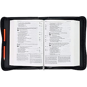 Custom Bible Cover for Men Two-Tone Joshua 1:9 Faux Leather Christian Gift for Father, Brother, Son, Grandpa, Grandson Laser Engraved Imprinting Your Text Name (Medium)