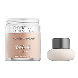 Physicians Formula Mineral Wear Talc-Free Loose Powder SPF 16 Creamy Natural, Dermatologist Tested, Clinicially Tested
