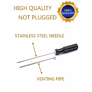 YANDIA Fish Venting Tool Three Sizes of Stainless Steel Needle with Plastic Storage Bin （Fish Will Not Clog The Needle）