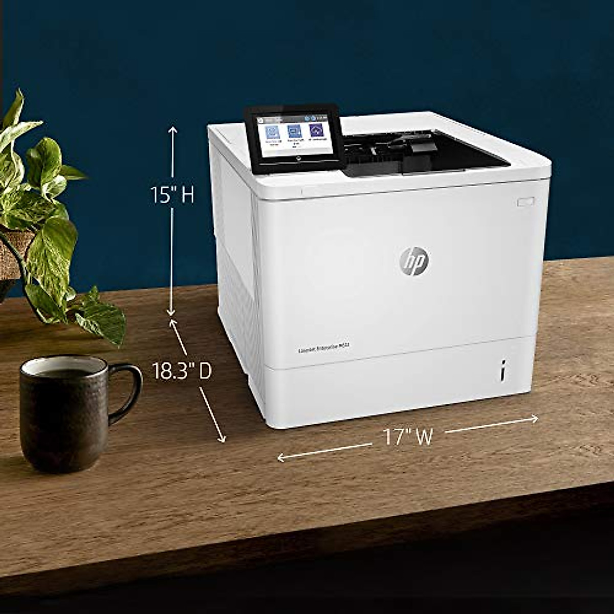 HP LaserJet Enterprise M612dn Monochrome Printer with built-in Ethernet & 2-sided printing (7PS86A)