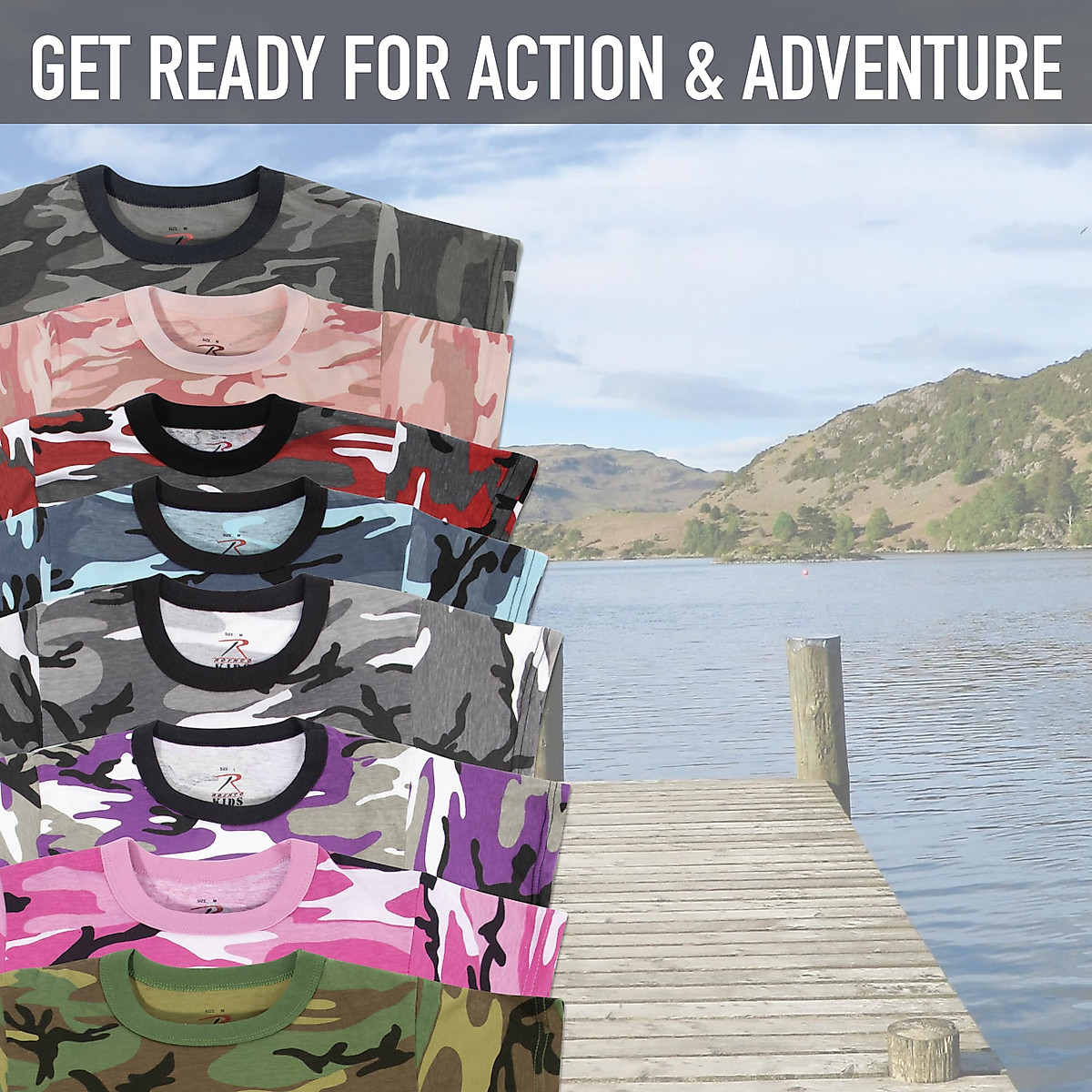 Rothco Kids Camo T-Shirt - Stylish Comfort for Little Explorers, Pink Camo - M