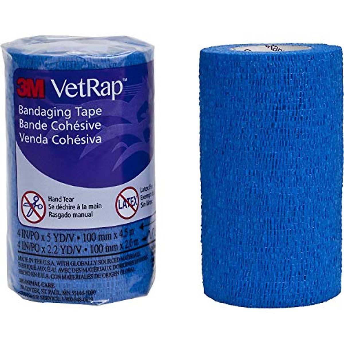 3M Vetrap Bandaging Tape 1404 Red [PRICE is per ROLL]