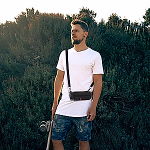 Silicone Case for JBL FLIP 5 Waterproof Portable Bluetooth Speaker, Gel Soft Skin Rubber Cover, Travel Carrying Storage Bag Pouch with Shoulder Strap and Carabiner (Blue)