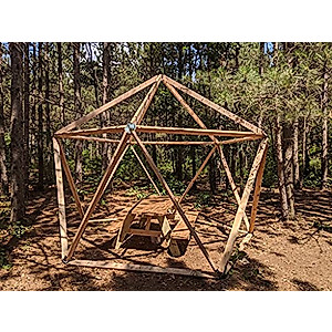 Thunder-Domes 1V Geodesic Dome Hub DIY Kit - Sheet Metal Connectors