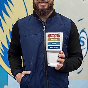 Thoughtful Librarian Gift, Special Christmas Present for Book Lovers - Library Tree Sweat on 30 Oz White Stainless Steel Large Tumbler