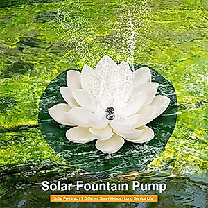 WSSBK Solar Fountain Pump for Garden Patio Watering for Bird Bath Micro Water Pump 7V Vibrator Motor Garden Decor Pressure Boost Pump