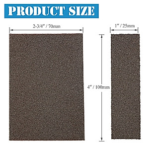 8Pcs 150 Grit Sanding Blocks, Jamiikury Fine Sanding Sponge Washable and Reusable, Wet Dry Sandpaper Sponge for Wood Metal FurniturePaint and Drywall