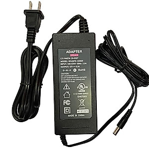UL Listed 12V 5.0A AC/DC Adapter Compatible with Wahoo WFBKTR3 WF118 WFBKTR2 WF110 Fitness KICKR SNAP Bike Smart Trainer Cycling Indoor Ride Training KICKRSNAP 12VDC Power Supply Cord Battery Charger