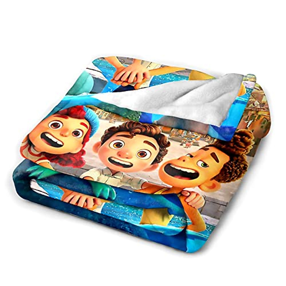 Super Soft Blanket Flannel Fleece Throw Blankets Soft Cozy Fuzzy Sea Monsters Bedding for Kids Adult Gifts 50"x40"