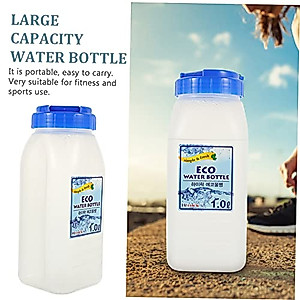 HOMSFOU Korean Style Cold Water Jug Clear Plastic Pitcher Glass Water Bottle Lemon Pitcher Plastic Water with Lid Orange Juice Beverage Pp Adorable Plastic Kettle Wattle Jug Milk Bottle