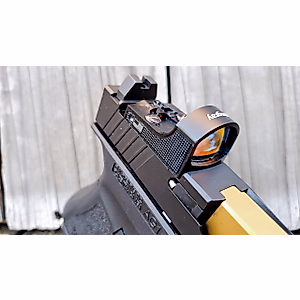 Ade Advanced Optics Stingray Green Dot Sight for RMR Footprint/Mounting Plate/Slide/Plate Optics Ready Pistol - 6MOA