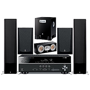 Yamaha 5.1-Channel Wireless Bluetooth 4K 3D A/V Surround Sound Multimedia Home Theater System