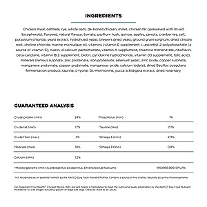 Go! Solutions Digestion + Gut Health, Dry Dog Food, Chicken Recipe with Ancient Grains, 3.5 lb Bag